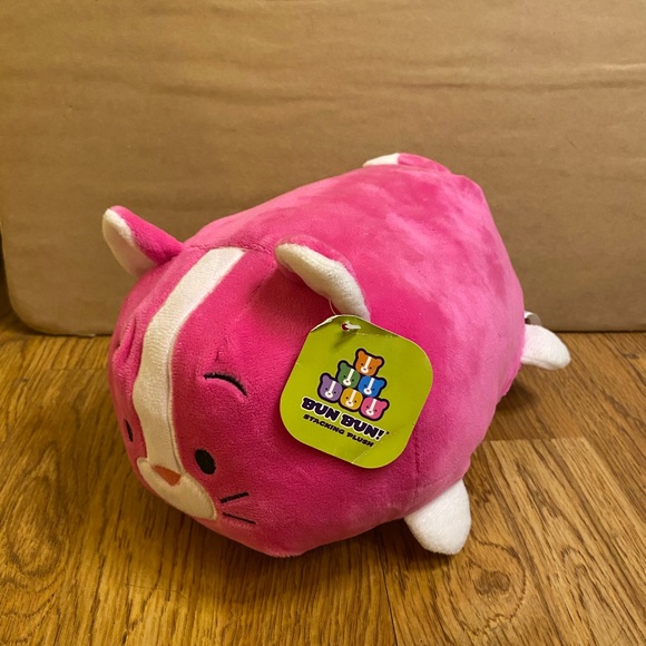 Toys | New With Tags Pink Kitty Cat Bun Bun 1 Inch Plush Stuffed Animal ...